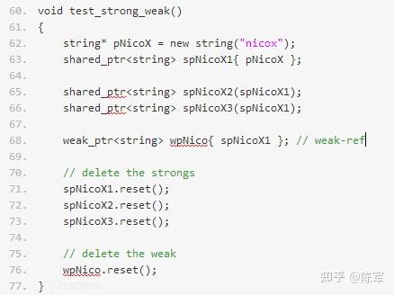 C++11 shared_ptr 代码解读: 为何没有 weakref 时, _Weaks 计数值要设成 1 ? - 知乎