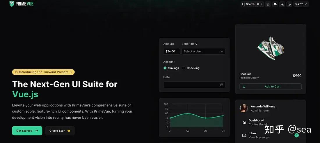 2024年最受欢迎的十个 Vue.js UI 库 - 知乎