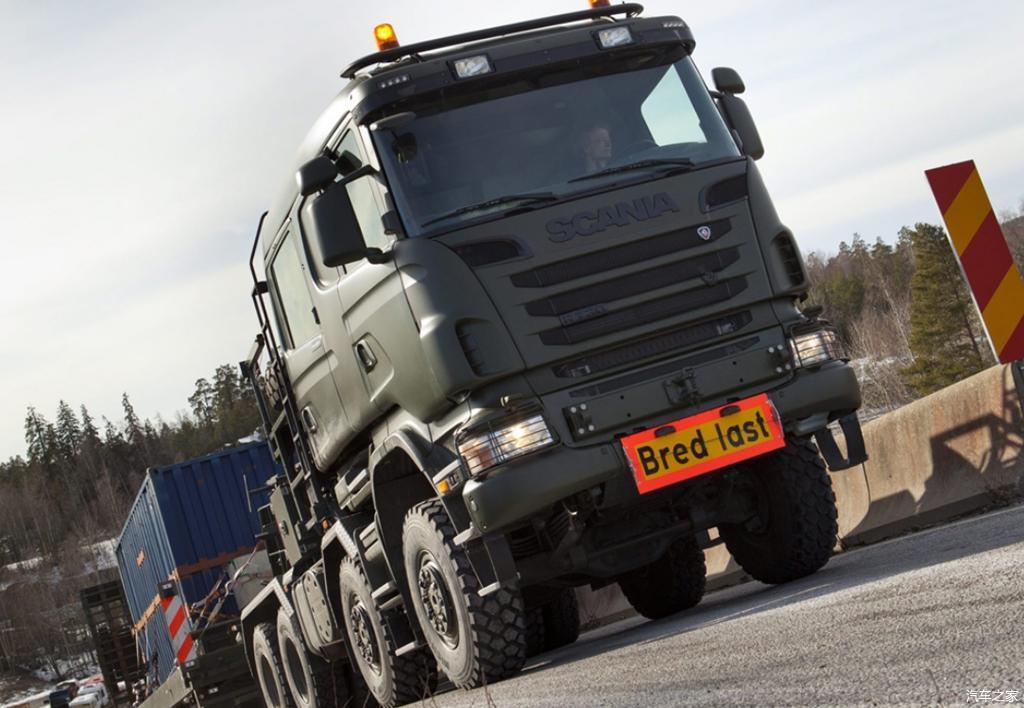 730马力的斯堪尼亚R730 8×8重型军用卡车 尽显霸气风范 - 知乎