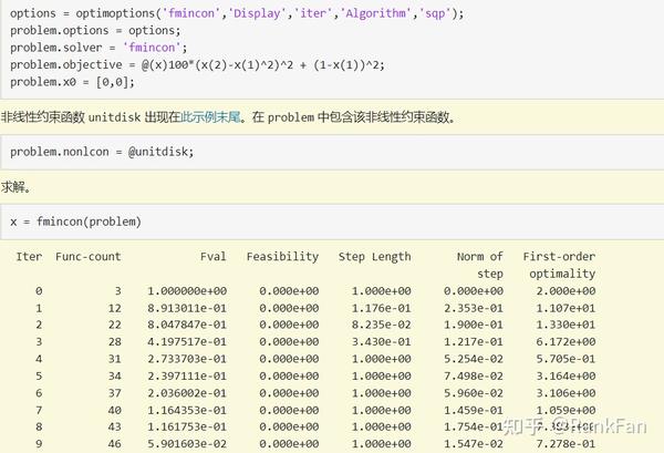 MATLAB—fmincon - 知乎