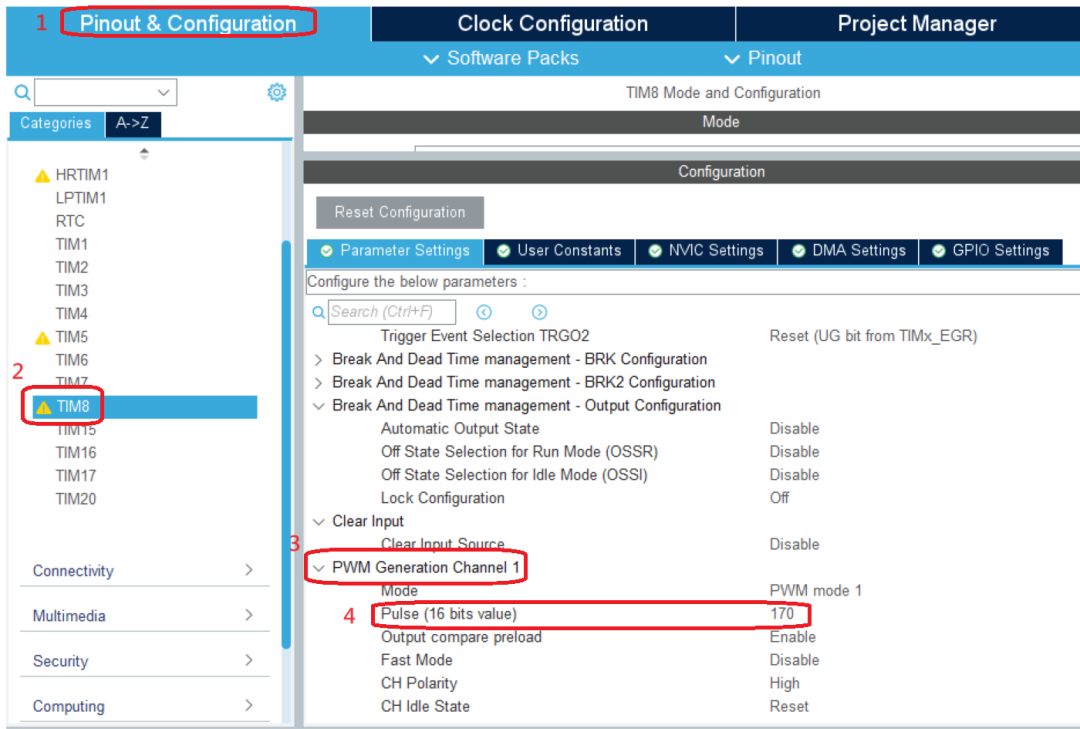 ST STM32G4 系列-TIM 输出 500 KHz PWM计算方式与注意事项 - 知乎