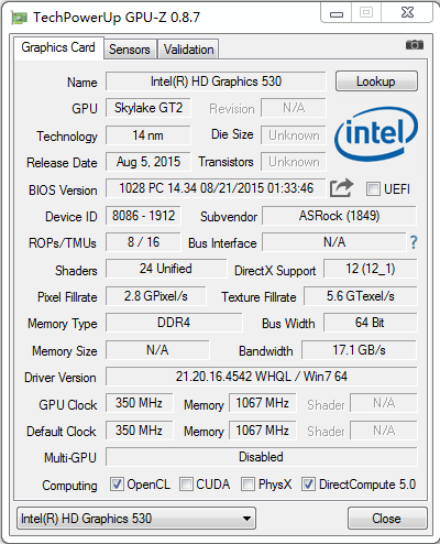 屌丝机也有春天——测HD530集显 - 知乎