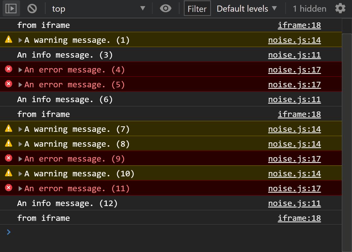【Debug】各种前端Debug技巧系列第 5篇 Console - Messages - 知乎
