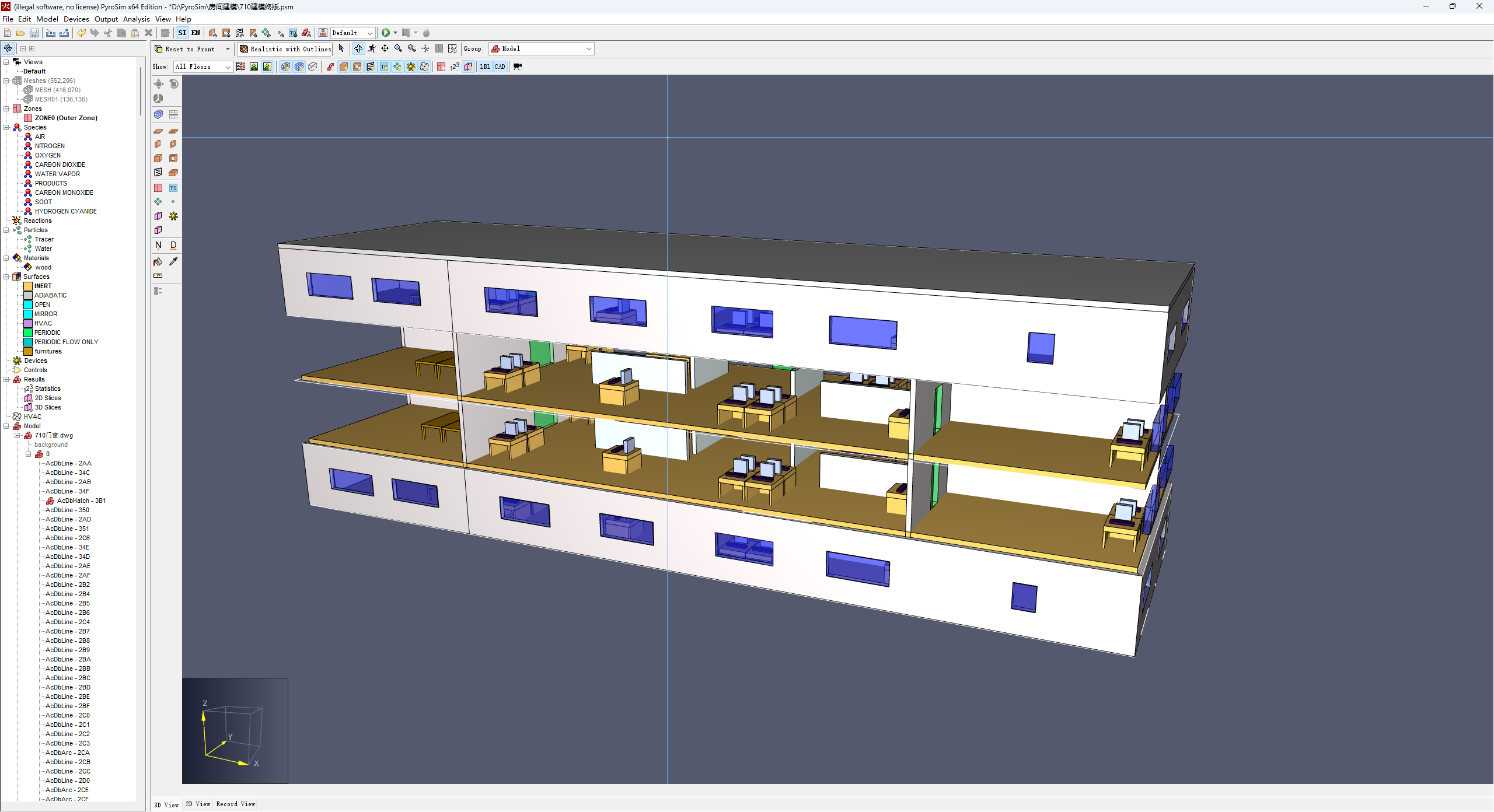 FDS火灾模拟建模教程 - 知乎