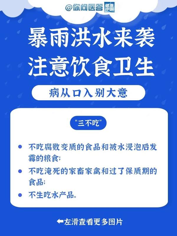 你问医答 暴雨洪水来袭,如何保证饮食安全? 知乎