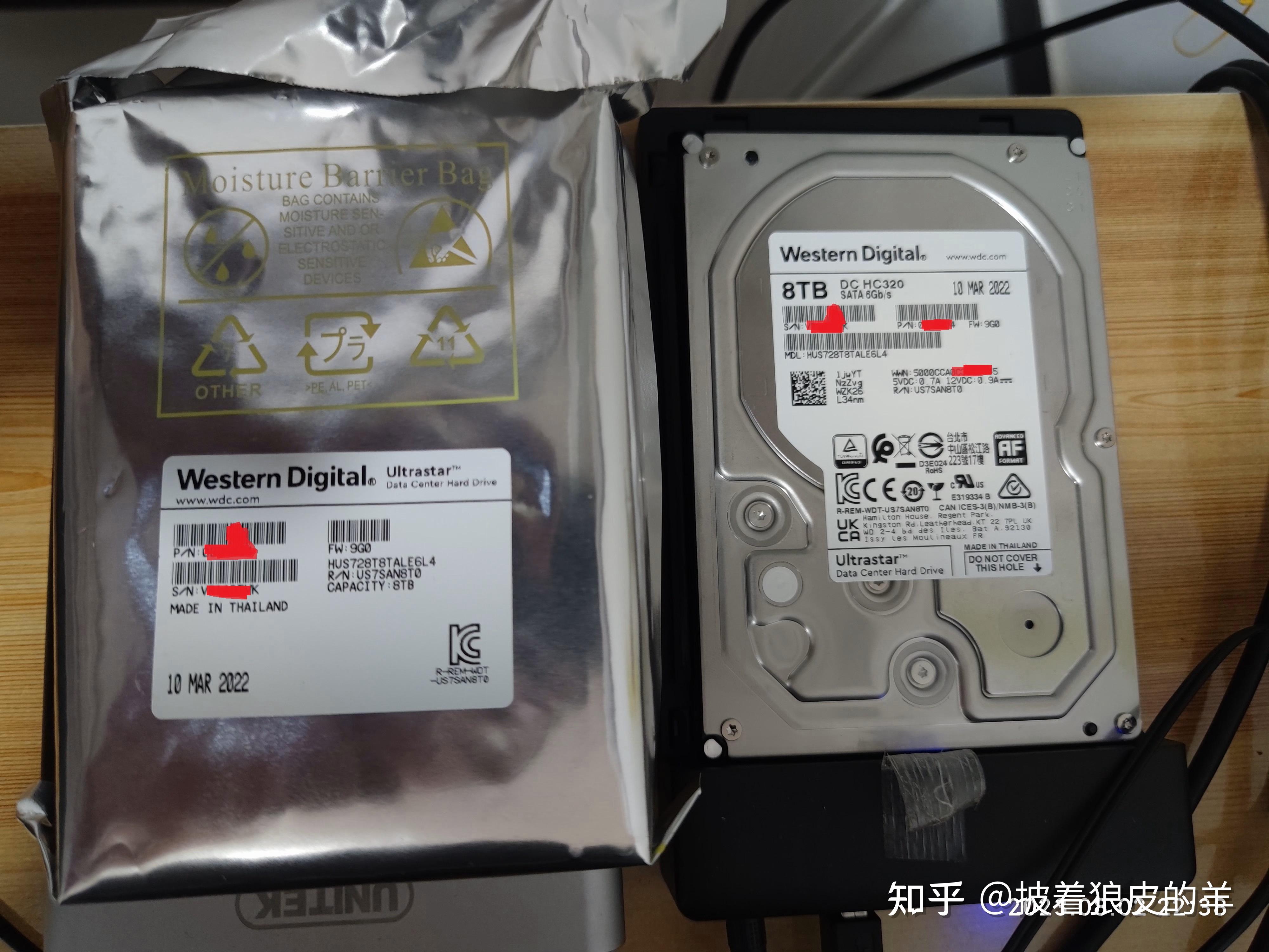 西部数据HC320 8T库存硬盘测试 - 知乎