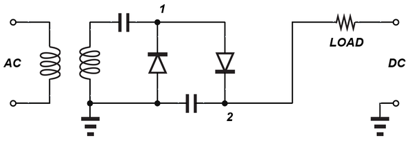 Voltage Doubler, Multiplier & Rectifier - 知乎
