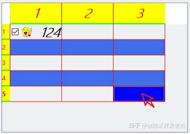 QTableView的样式设置和常用函数 - 知乎