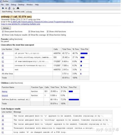 使用MATLAB Profiler提升程序运行的效率 - 知乎
