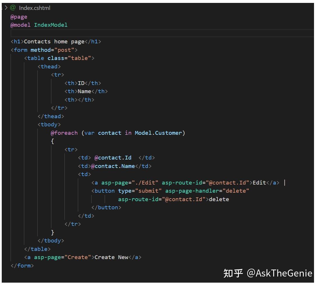 Razor Page入门指南 - 知乎