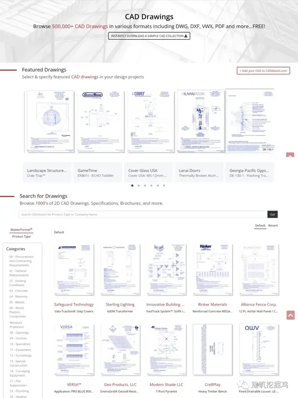 学术干货 | 十个最适合建筑师使用的免费 cad block 素材网站推荐 - 知乎