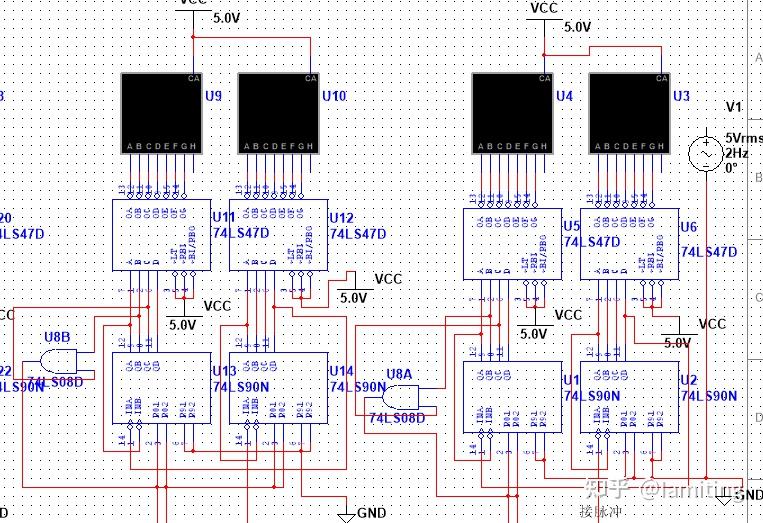 如何自己在Multisim上设计一个数字时钟? - 知乎