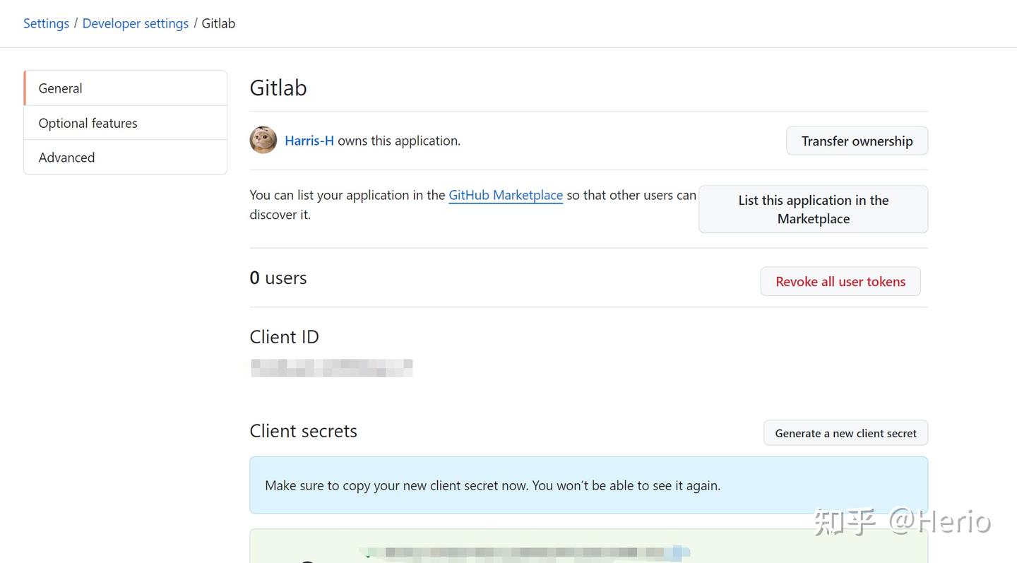 Gitlab集成GitHub作为OAuth2.0认证 - 知乎