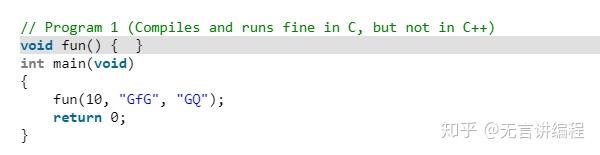 C/C++编程笔记：“ int main（）”和“ int main（void）”的区别？ - 知乎