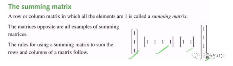 VCE FM低数 | Matrix 矩阵的概念、不同类型、算法和例题 - 知乎