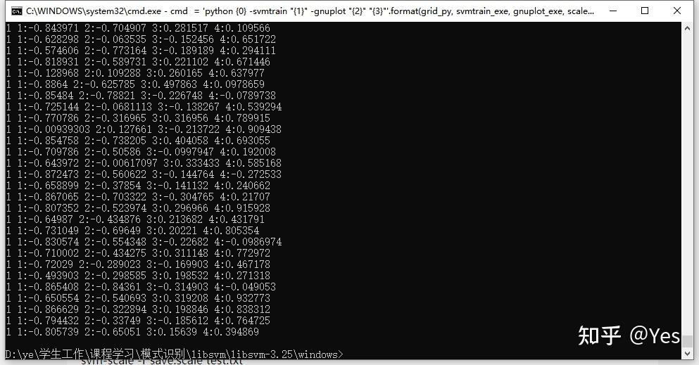 libsvm使用svm-scale缩放数据示例 - 知乎
