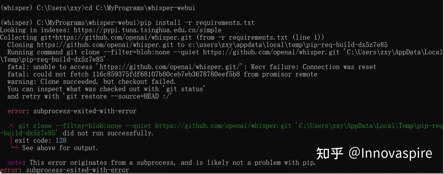 Windows本地配置OpenAI Whisper+WebUI - 知乎