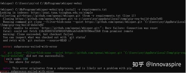 Windows本地配置OpenAI Whisper+WebUI - 知乎