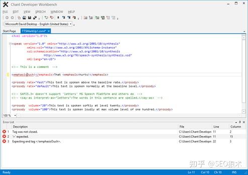 Chant Developer Workbench倾听和互动的软件 - 知乎