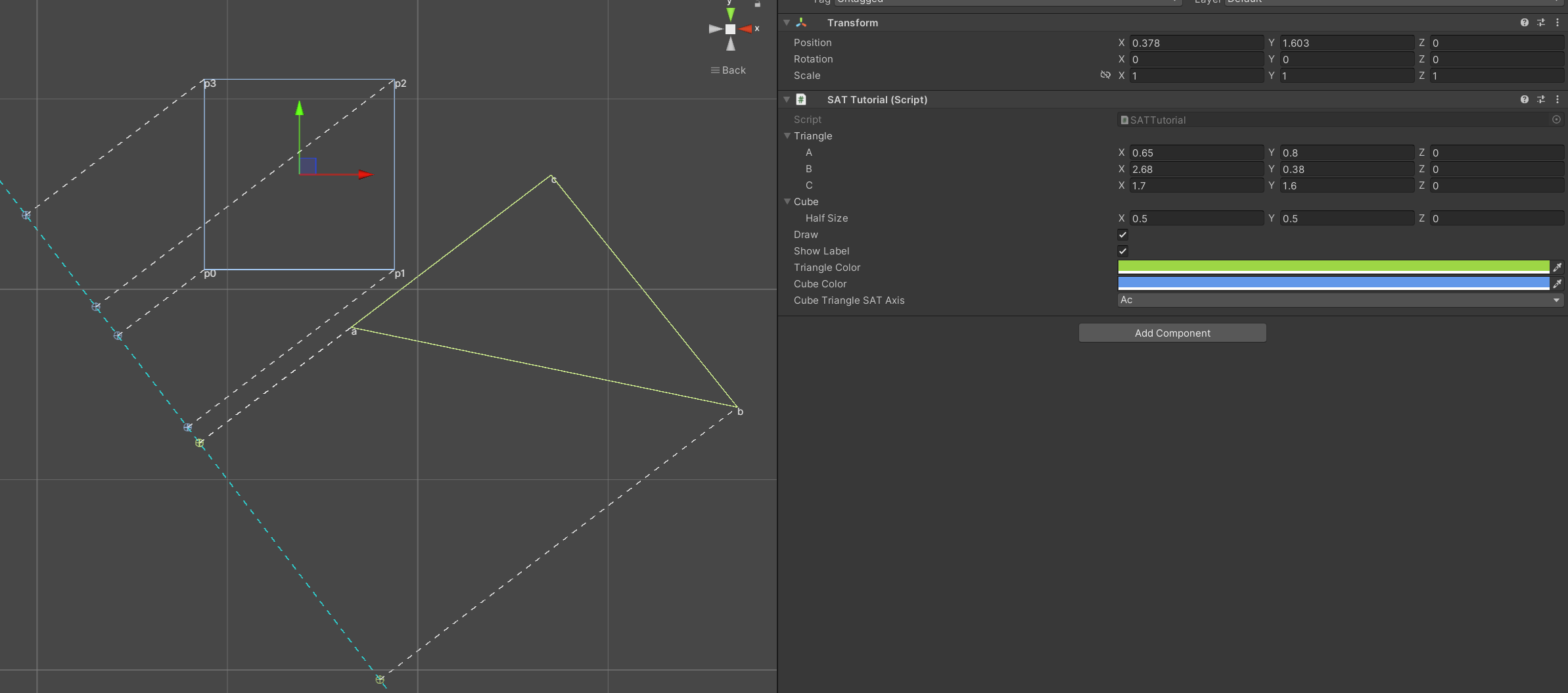 【Unity Physics】分离轴定理SAT（Separating Axis Theorem） - 知乎