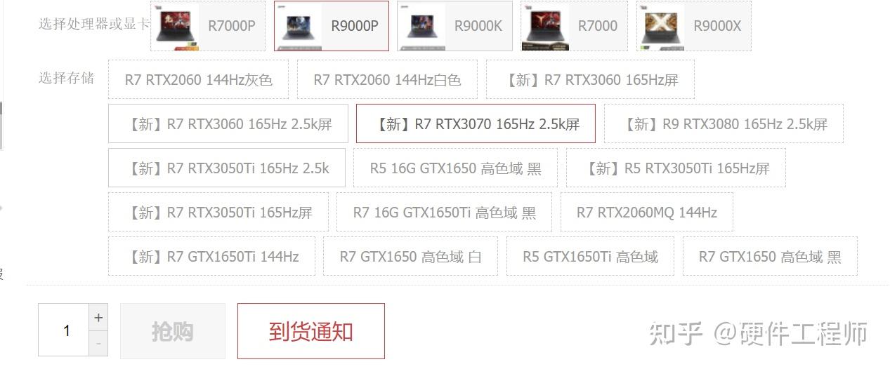 联想拯救者R9000P和Y9000P比较/建模深度学习笔记本/联想拯救者Y9000P系列预售抢购技巧 - 知乎