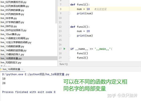 Python 变量的进阶 局部变量和全局变量 知乎 2155