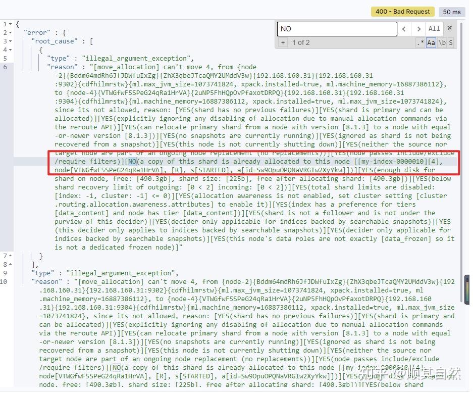 Elasticsearch Reroute API 的使用 - 知乎