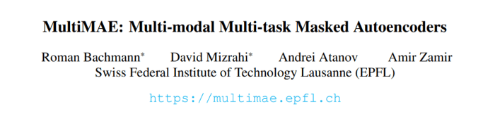 Multi Modal Multi Task Masked Autoencoder:一种简单、灵活且有效的 Vit 预训练策略 知乎