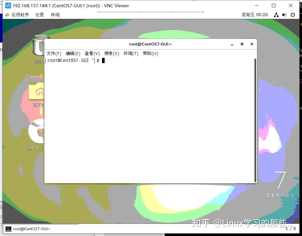 实验：本地VNC连接Linux桌面版OS - 知乎