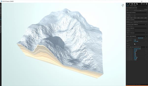 WorldCreator | 山体工具-基础形的使用03 - 知乎