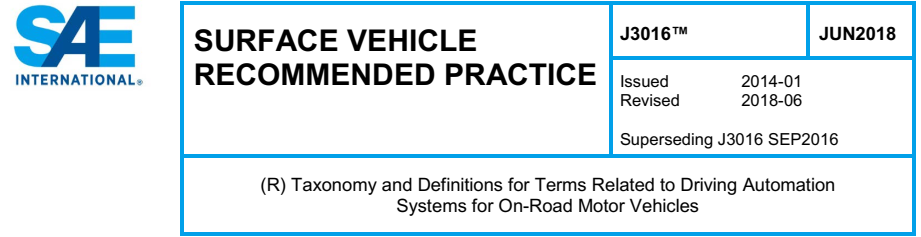 SAE J3016解读 - 知乎