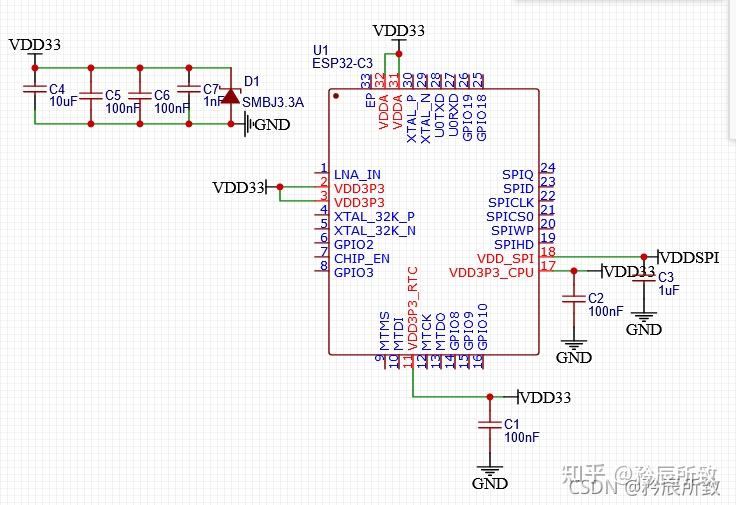自己画一块ESP32-C3 的开发板（立创EDA）（PCB到手） - 知乎