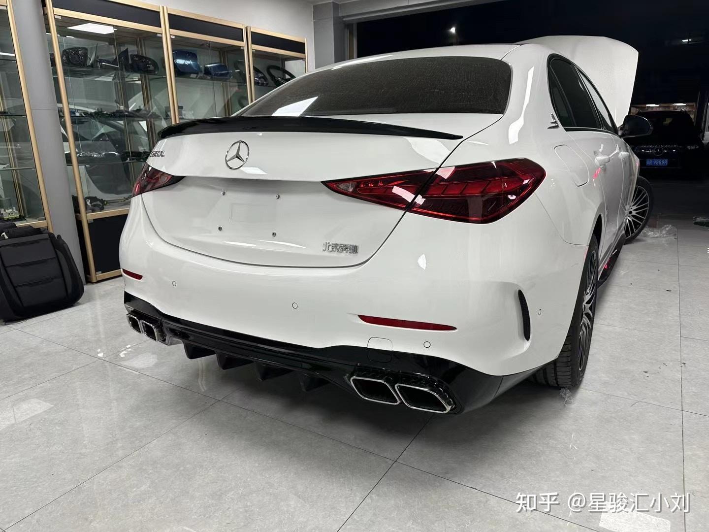 24款奔驰C260更换AMG C63外观包围套件，战斗感爆棚 - 知乎
