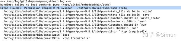 gitlab 502 bundle占用cpu100%问题（puma.pid权限问题）解决方案 - 知乎