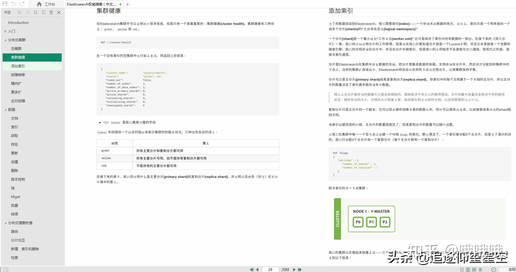 彩印图文版《elasticsearch实战》文档,阿里内部共享,堪称精品 知乎