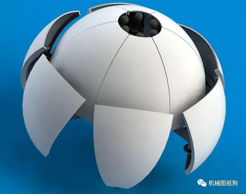 【机器人】Morphex球形变型六足机器人模型3D图纸 Solidworks设计 - 知乎