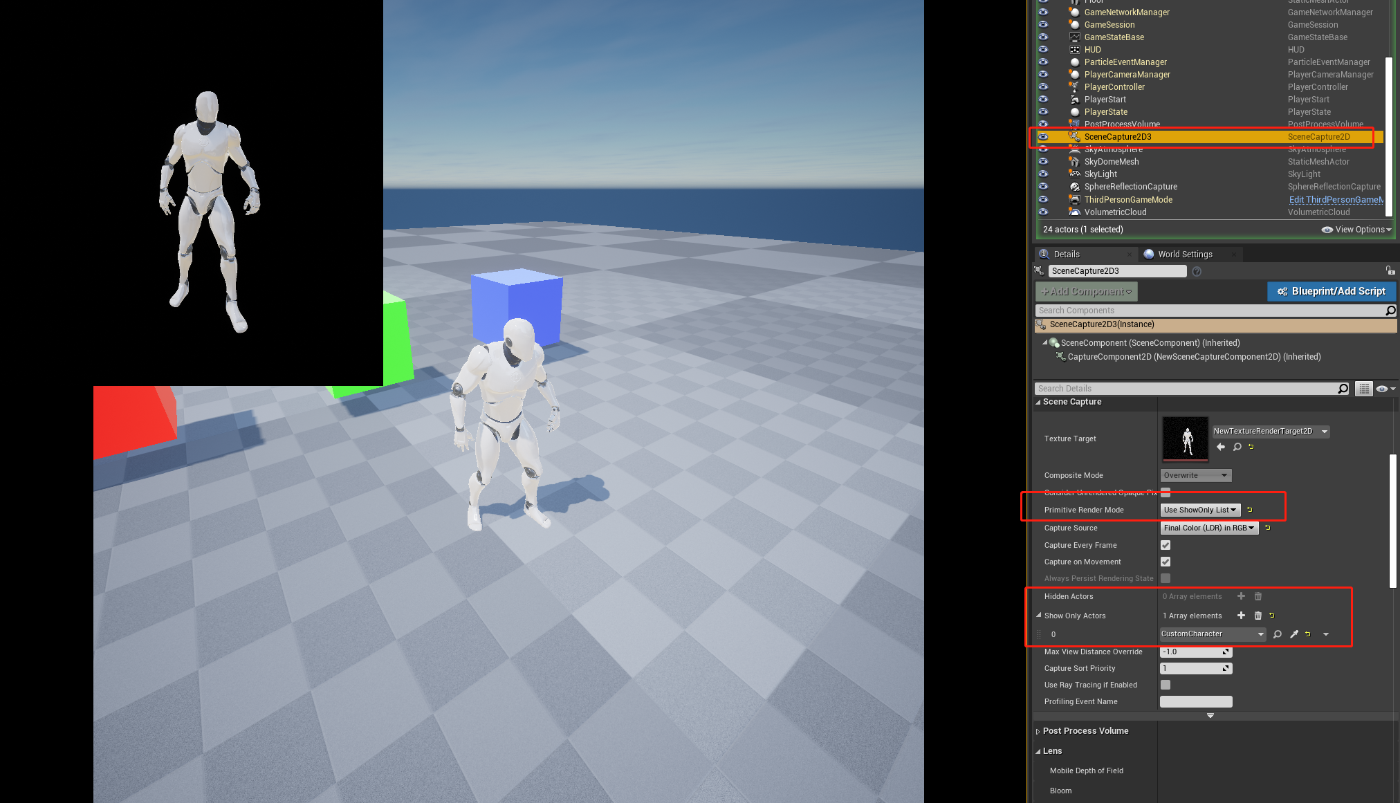 UE4使用SceneCapture2D渲染场景到UMG - 知乎