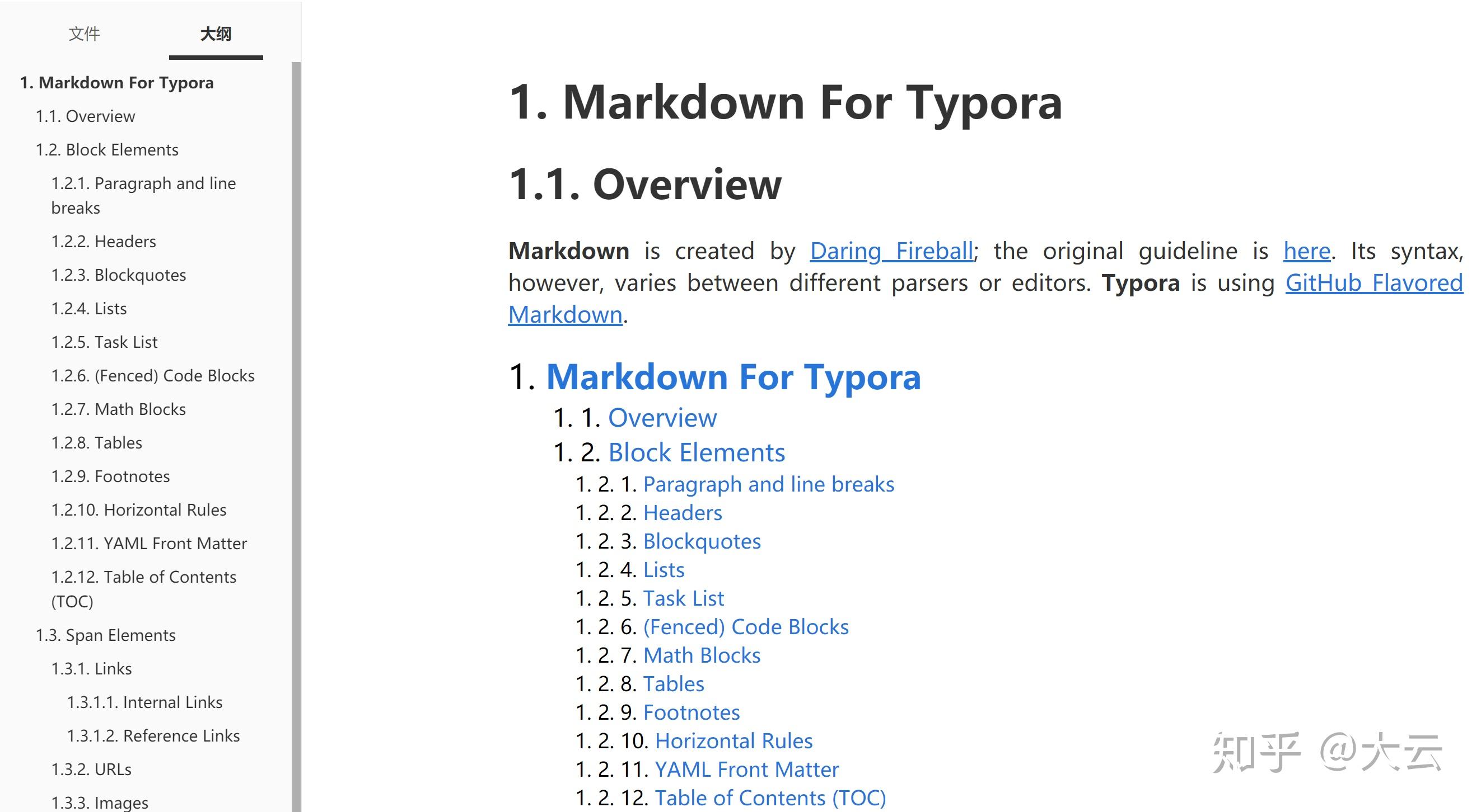 Typora 标题自动编号 知乎