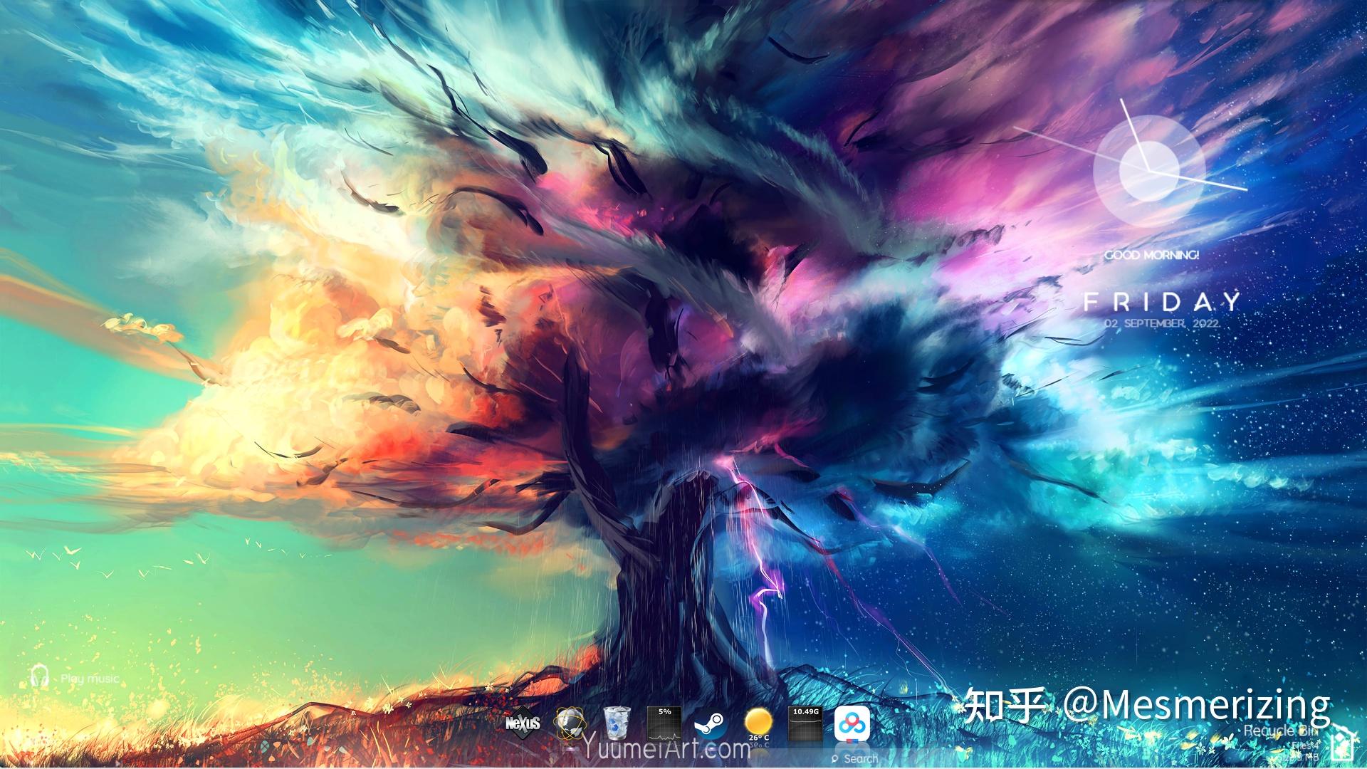 如何设置最美的win11桌面（附隐藏任务栏方法） - 知乎