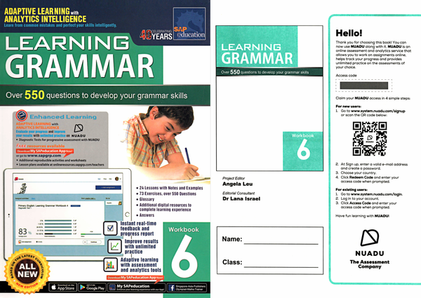 分享 新加坡语法全套SAP Learning Grammar 1-6 - 知乎