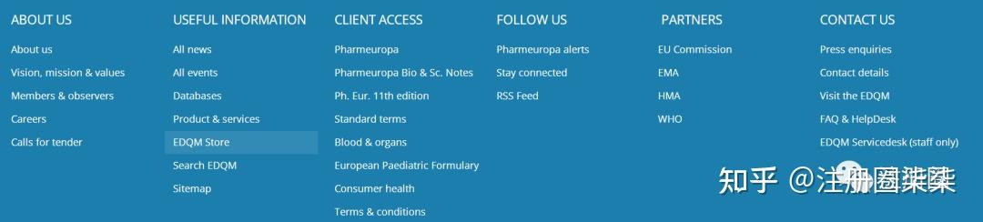 EDQM and EMA官网查询 - 知乎