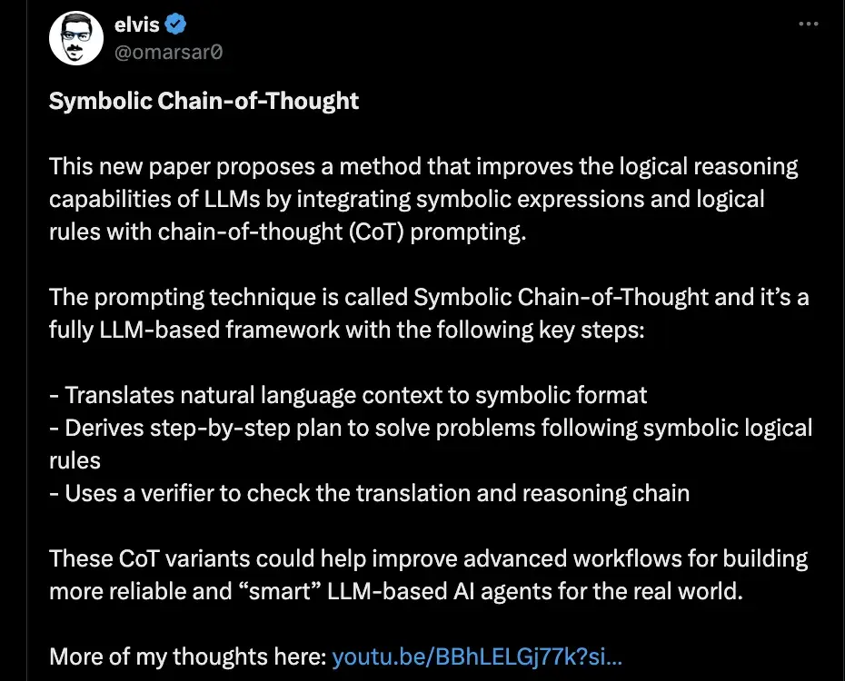 ACL 2024 | 让纯LLM实现类人的符号逻辑推理能力，开源框架SymbCoT来了 - 知乎