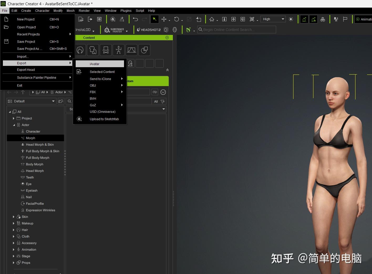 UE5中基于Morpher的捏脸方案 - 知乎
