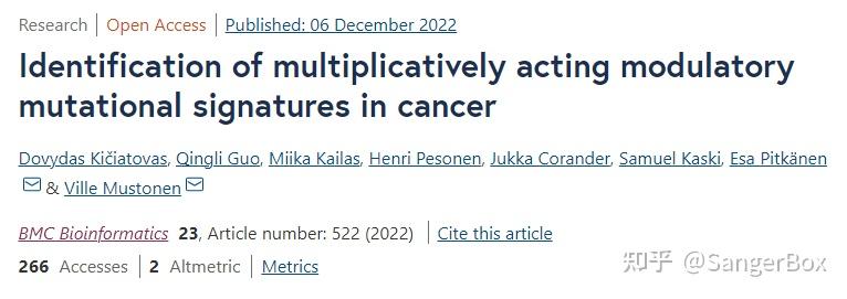 生信期刊推荐合集#2：BMC Bioinformatics - 知乎