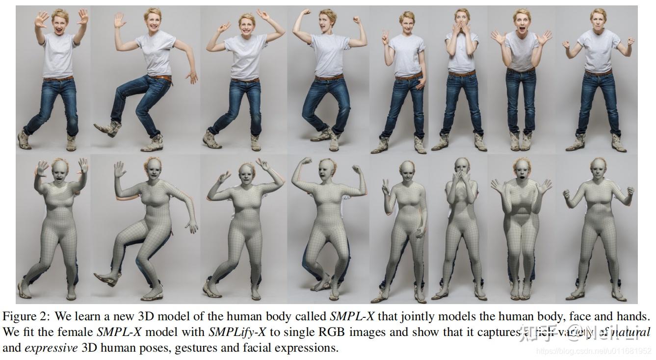 SMPL-X论文学习笔记 - 知乎