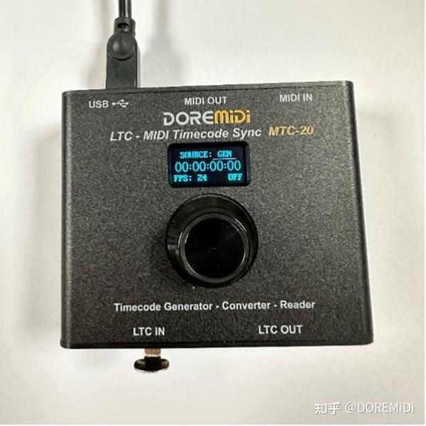 DOREMiDi【新品~ LTC-MIDI时间码同步器（MTC-20）】 - 知乎