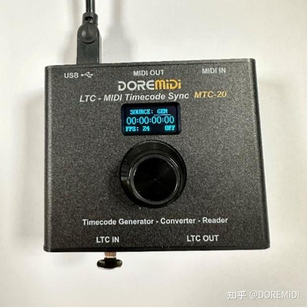 DOREMiDi【新品~ LTC-MIDI时间码同步器（MTC-20）】 - 知乎