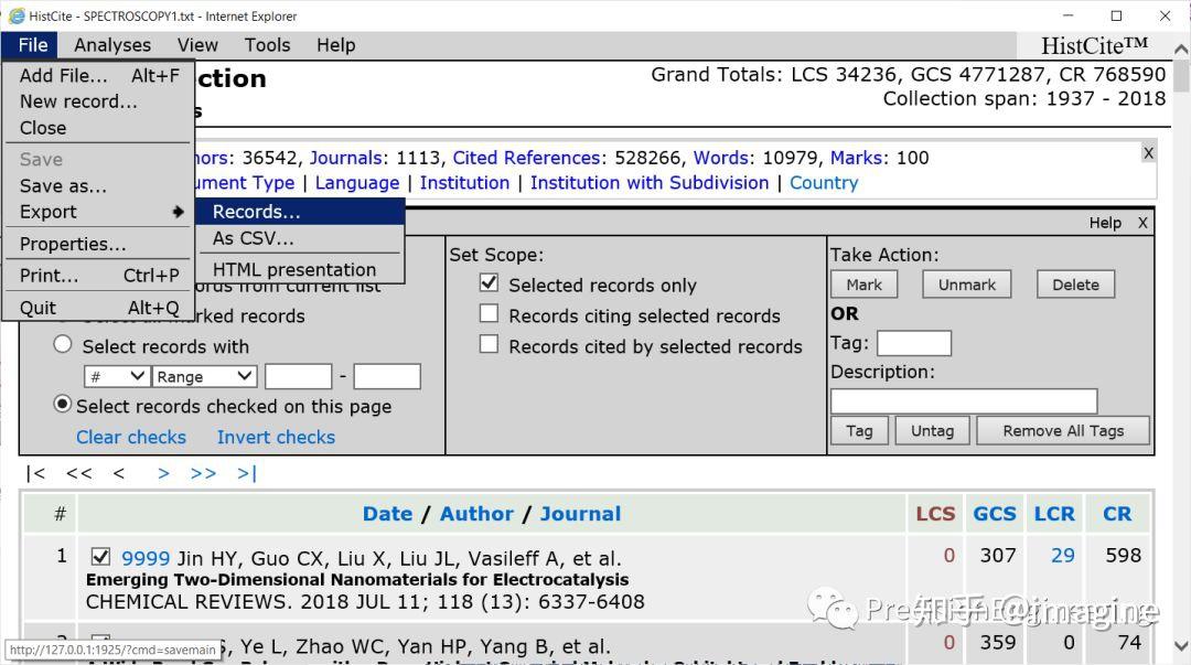 HistCite | 快速找到研究领域的关键文献 - 知乎