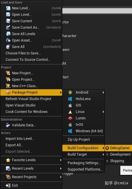 UE4打包后如何调试 - 知乎