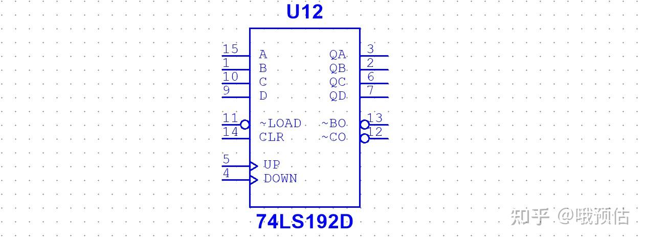 基于74ls192的七进制计数器 - 知乎